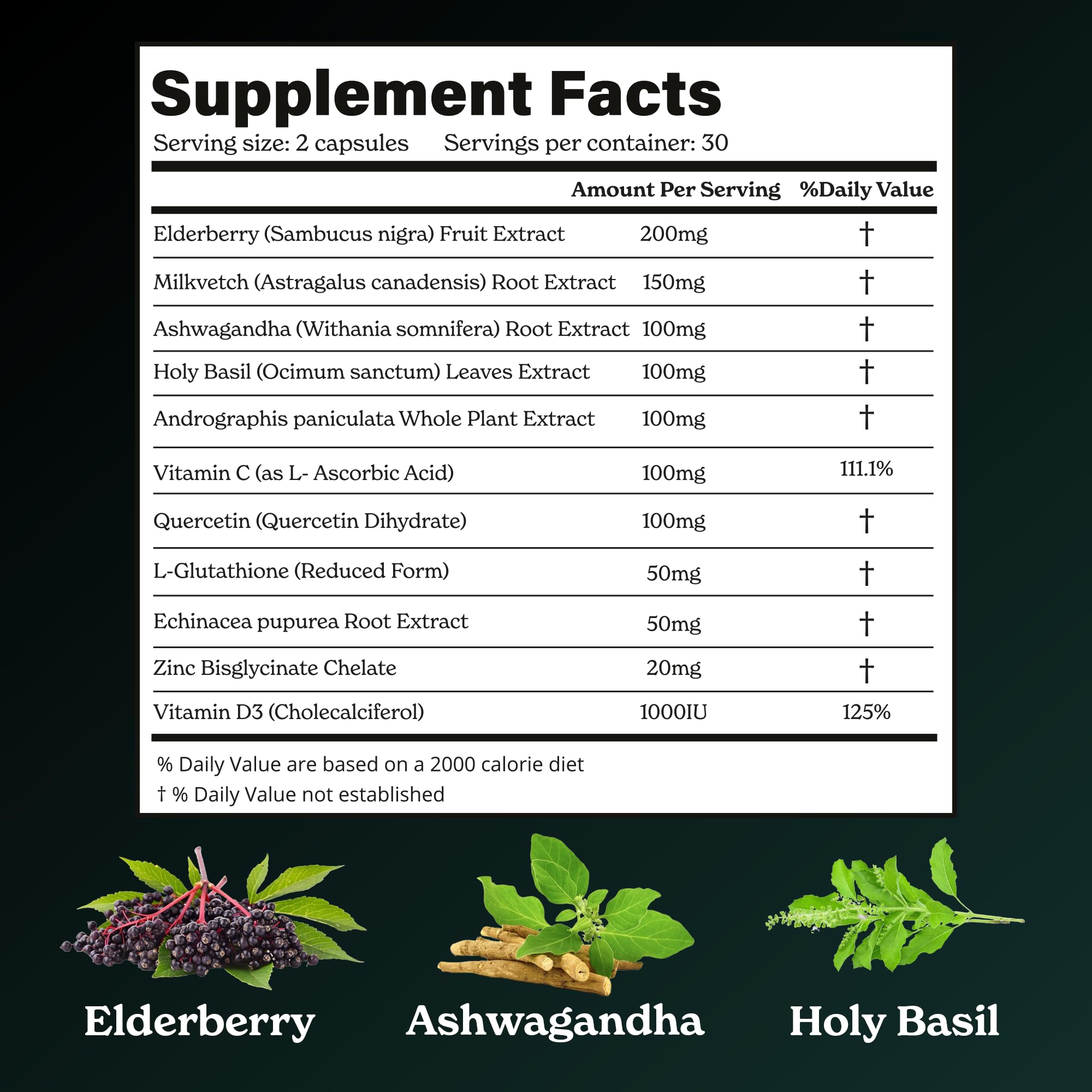 natural immune support with elderberry