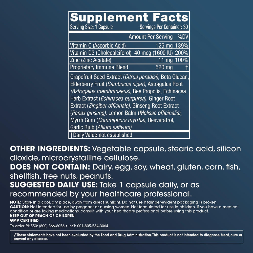 Natural immune support with elderberry