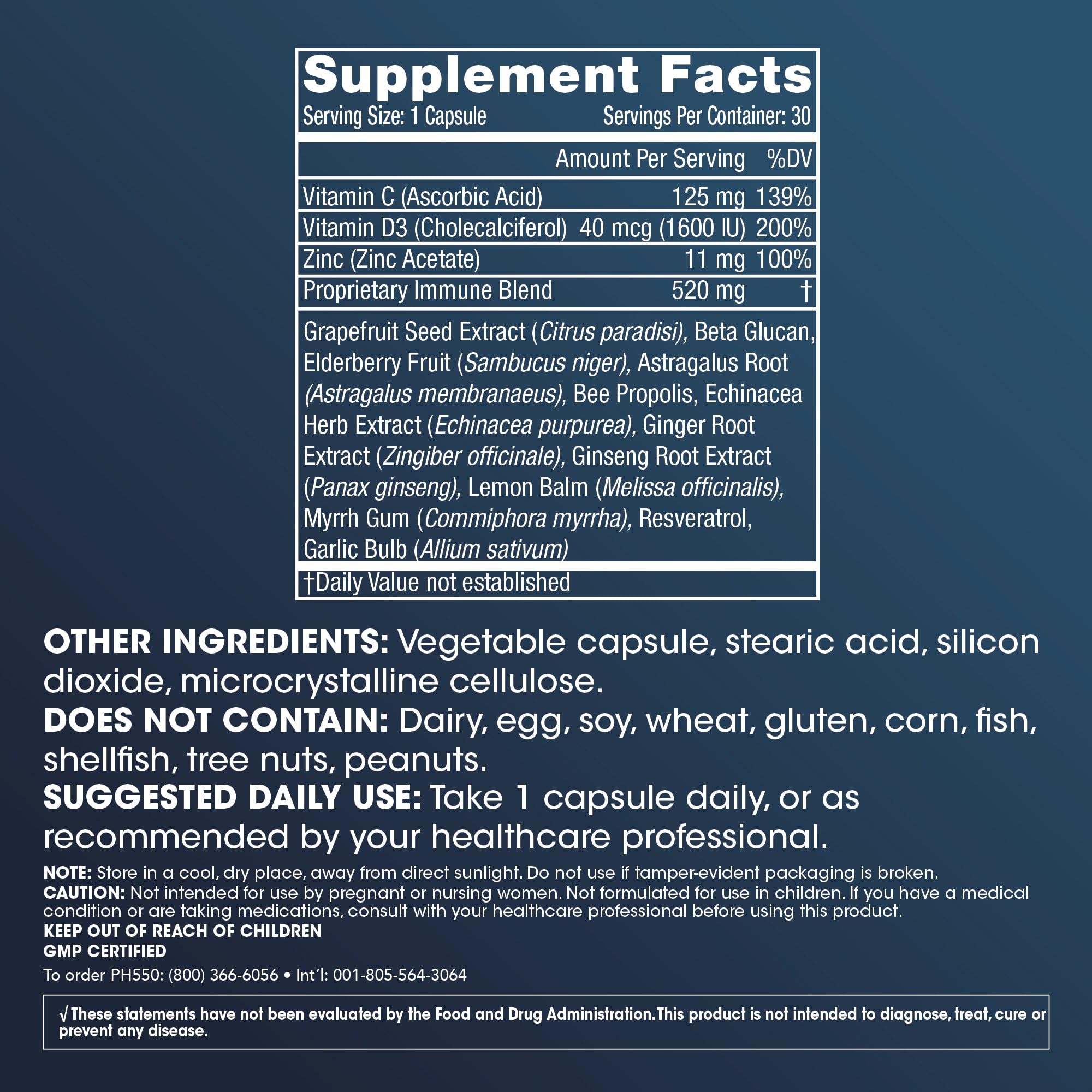 Natural immune support with elderberry