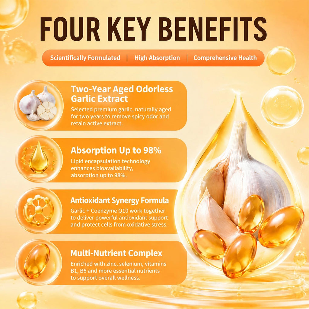 Natural immune support with garlic