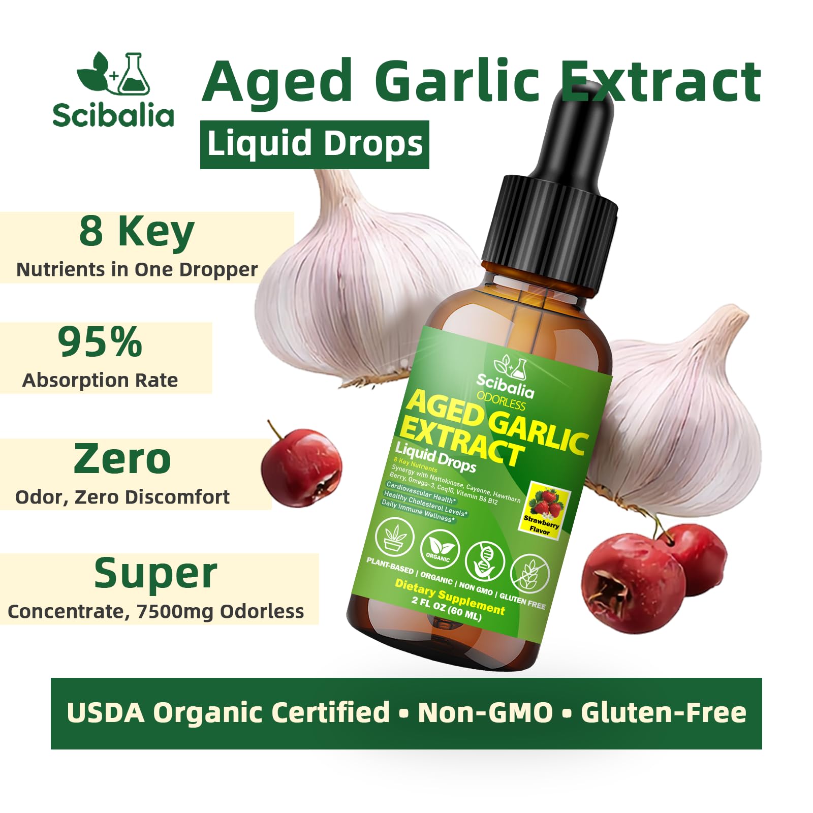 Natural immune support with garlic