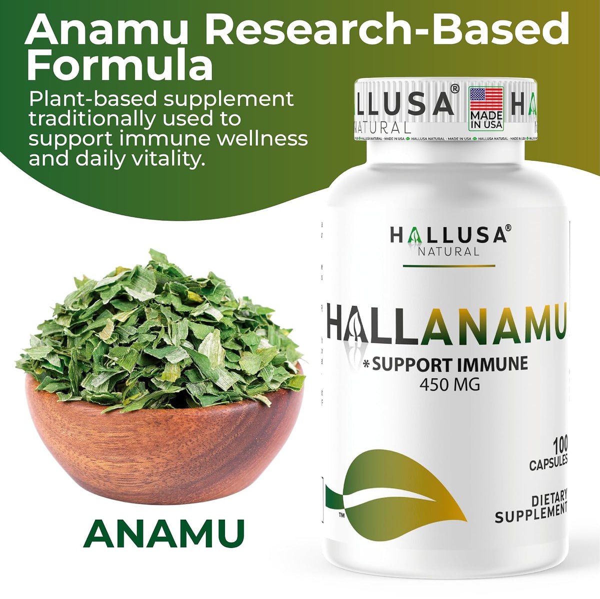 Natural immune support with Hallusa Anamu