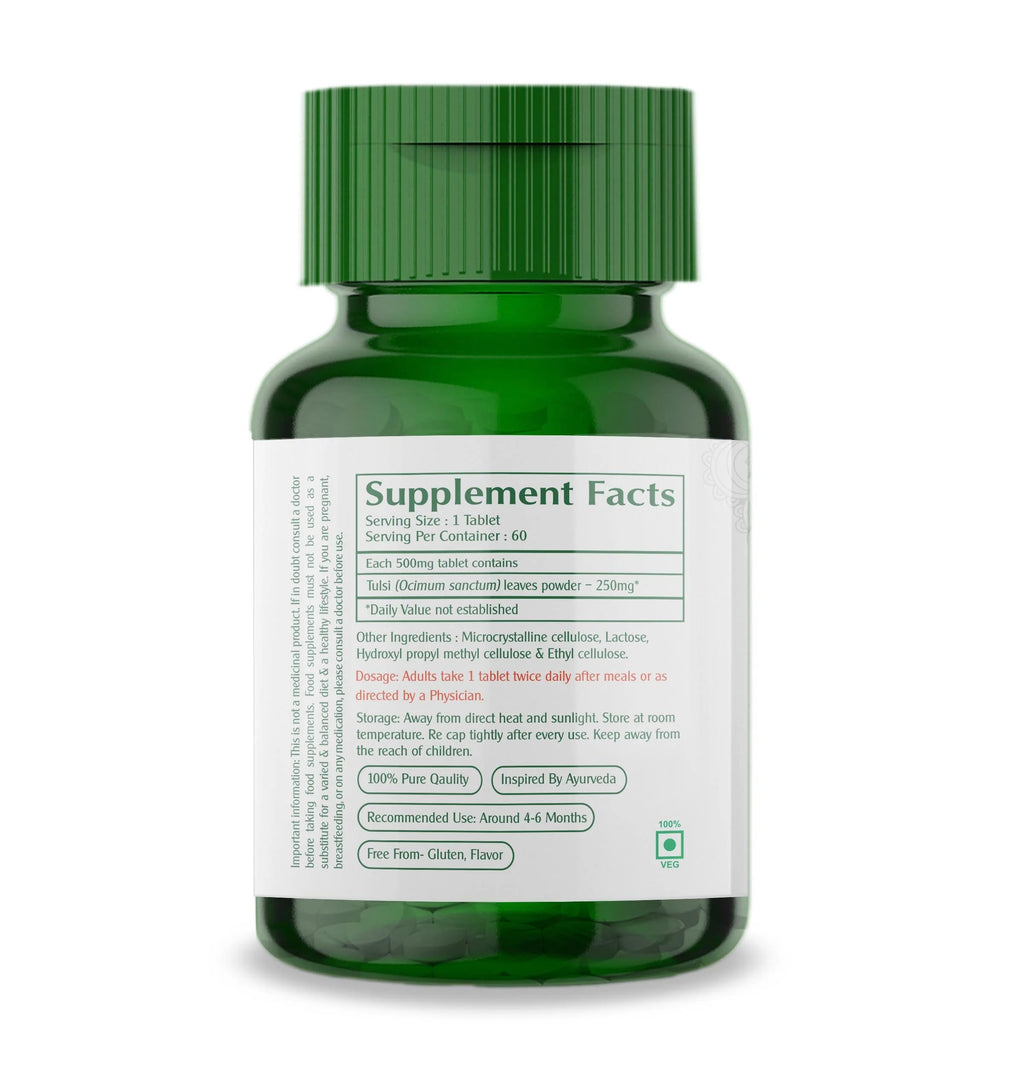 Natural immune support with holy basil