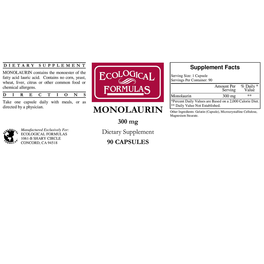 natural immune support with Monolaurin