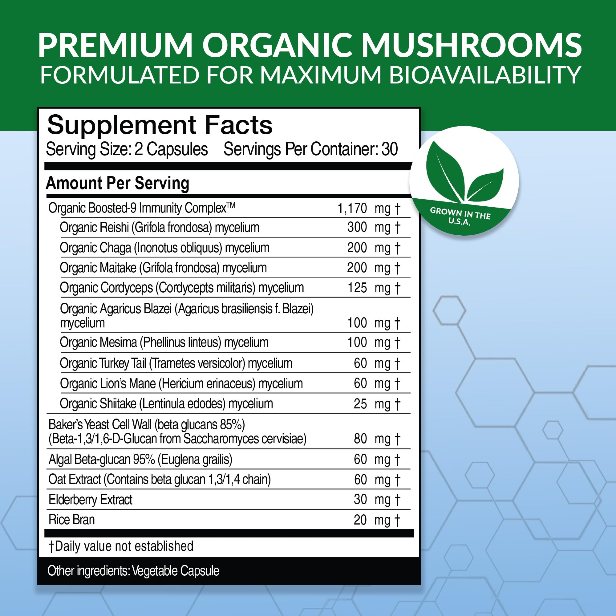 natural immune support with mushrooms
