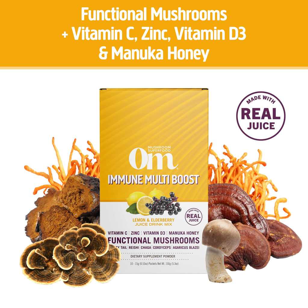 Natural immune support with mushrooms