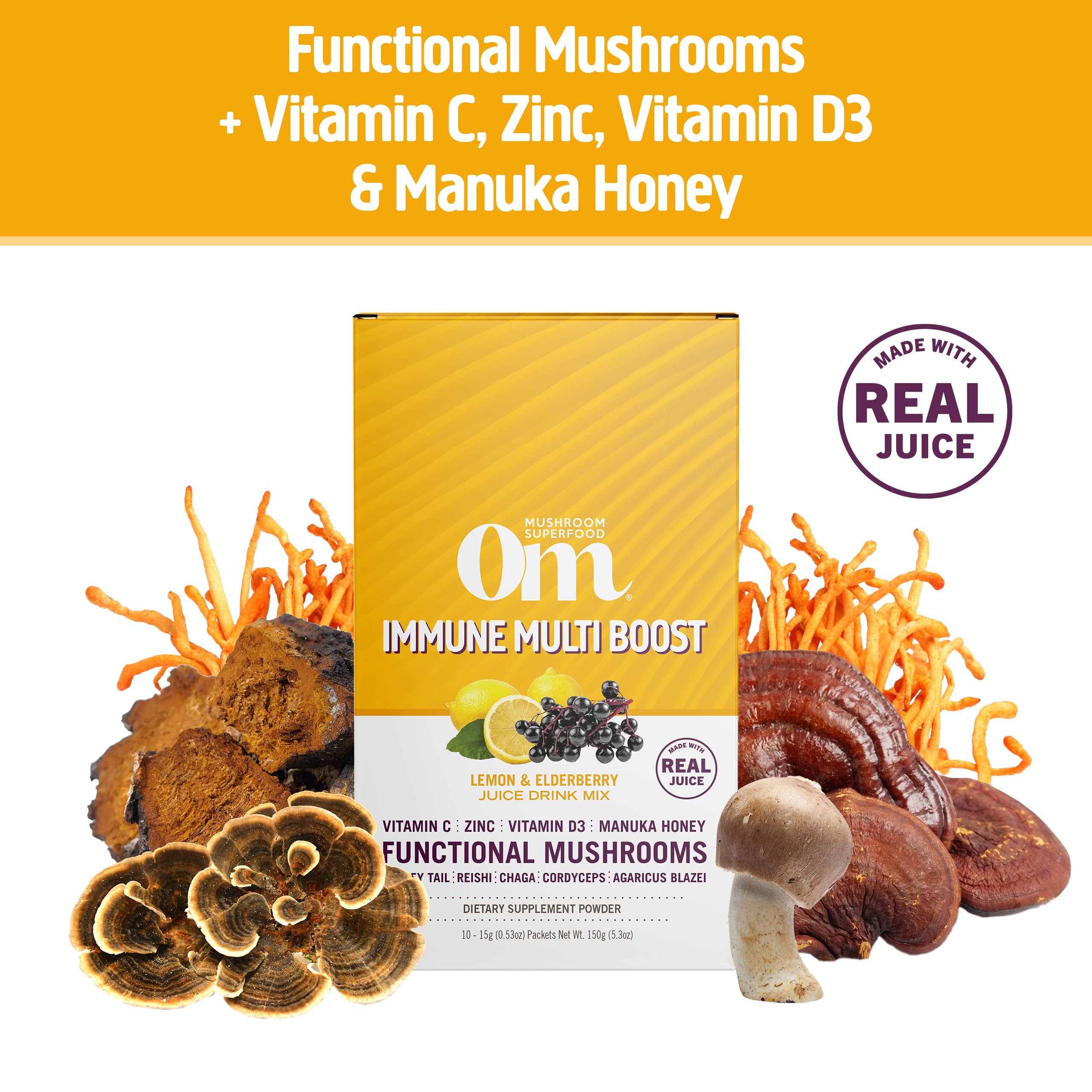Natural immune support with mushrooms