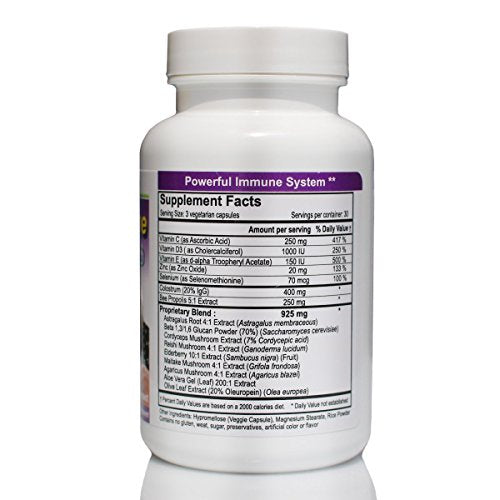 natural immune support with mushrooms