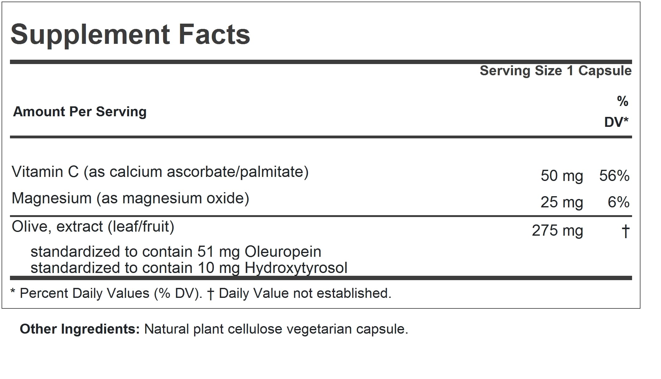 natural immune support with olive leaf