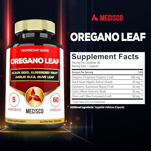Natural immune support with oregano