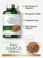 Natural immune support with Pau D'Arco