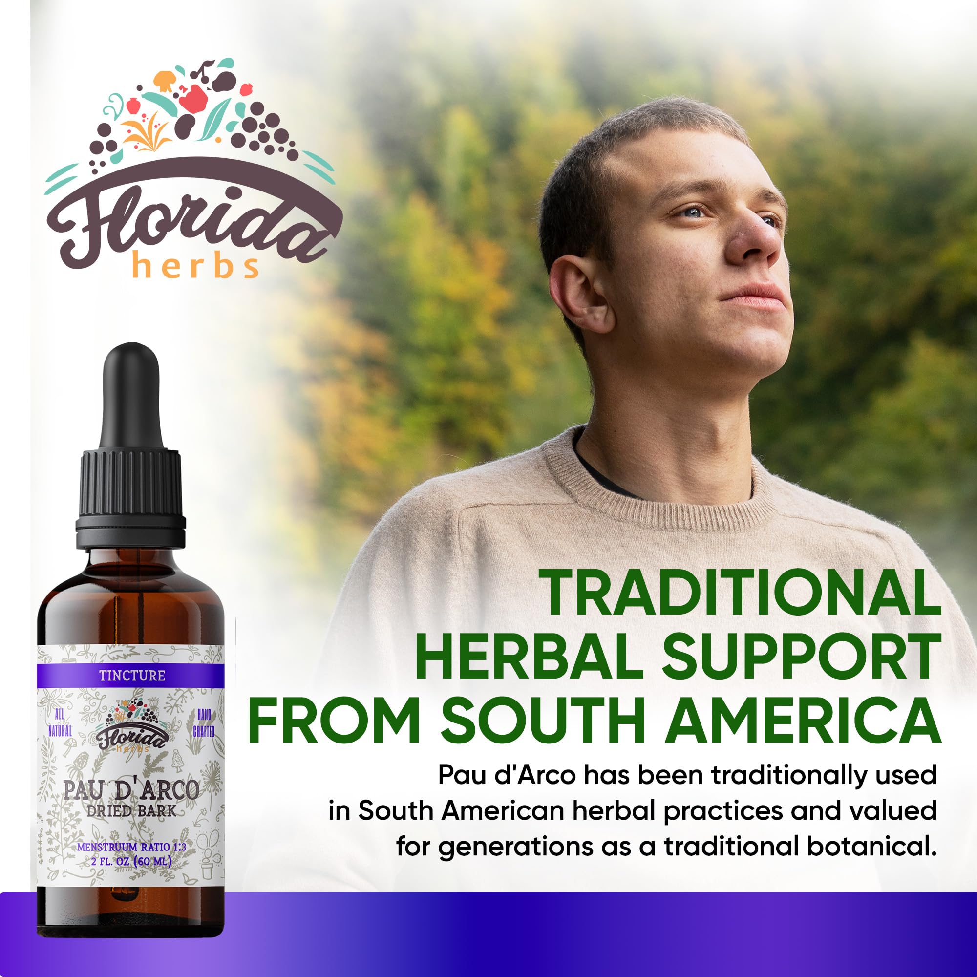 natural immune support with PAU d'Arco