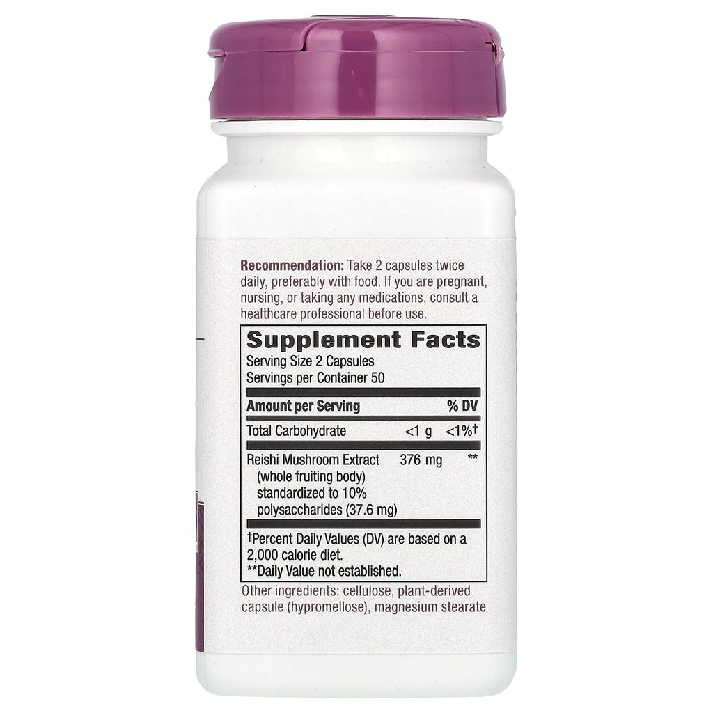 natural immune support with Reishi capsules