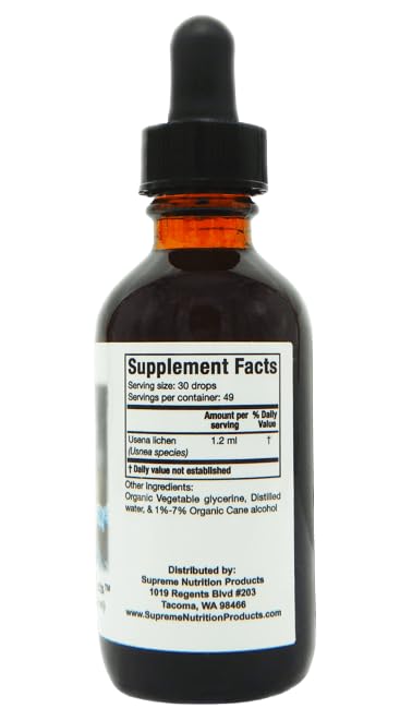natural immune support with Usnea tincture