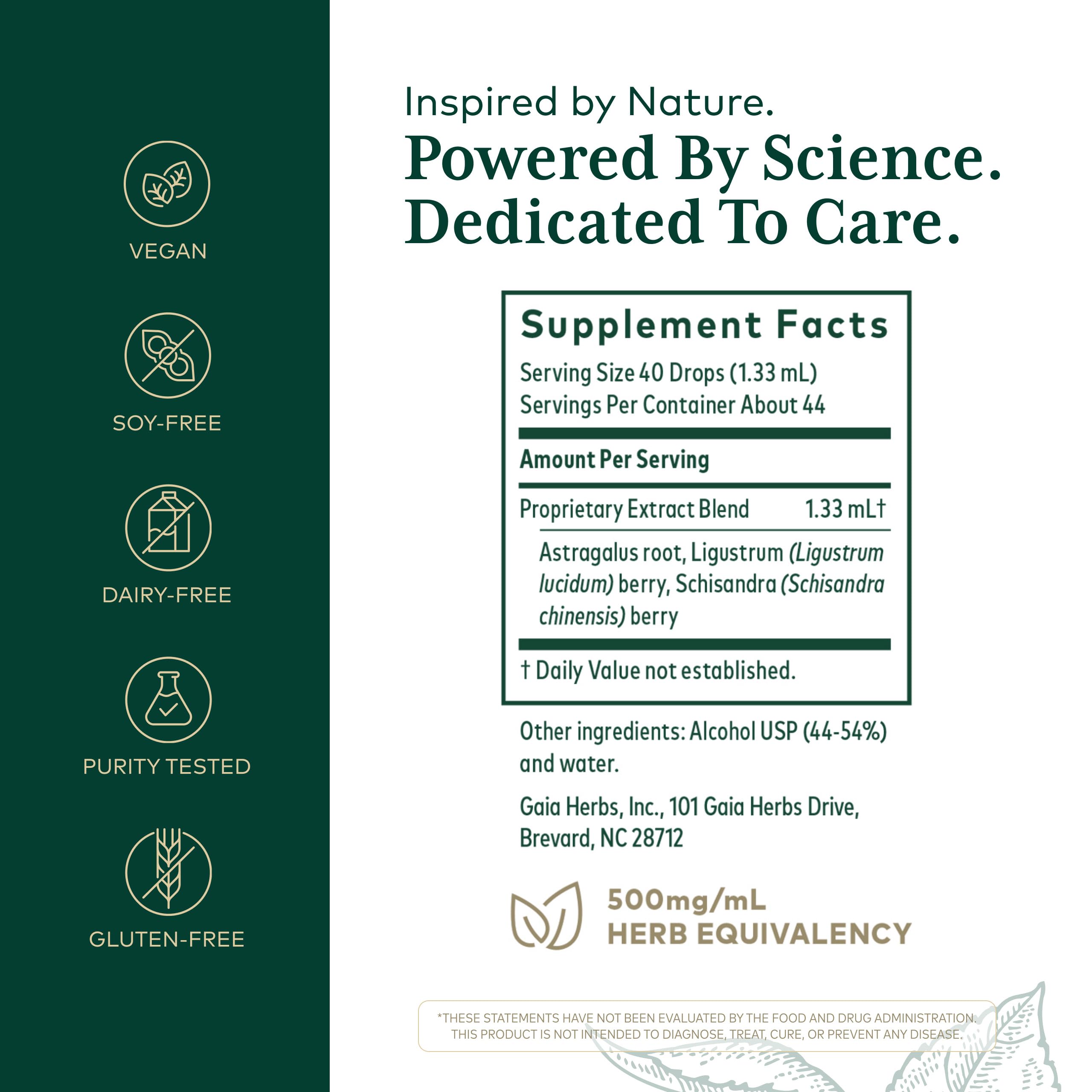 natural immune system booster GAIA HERBS