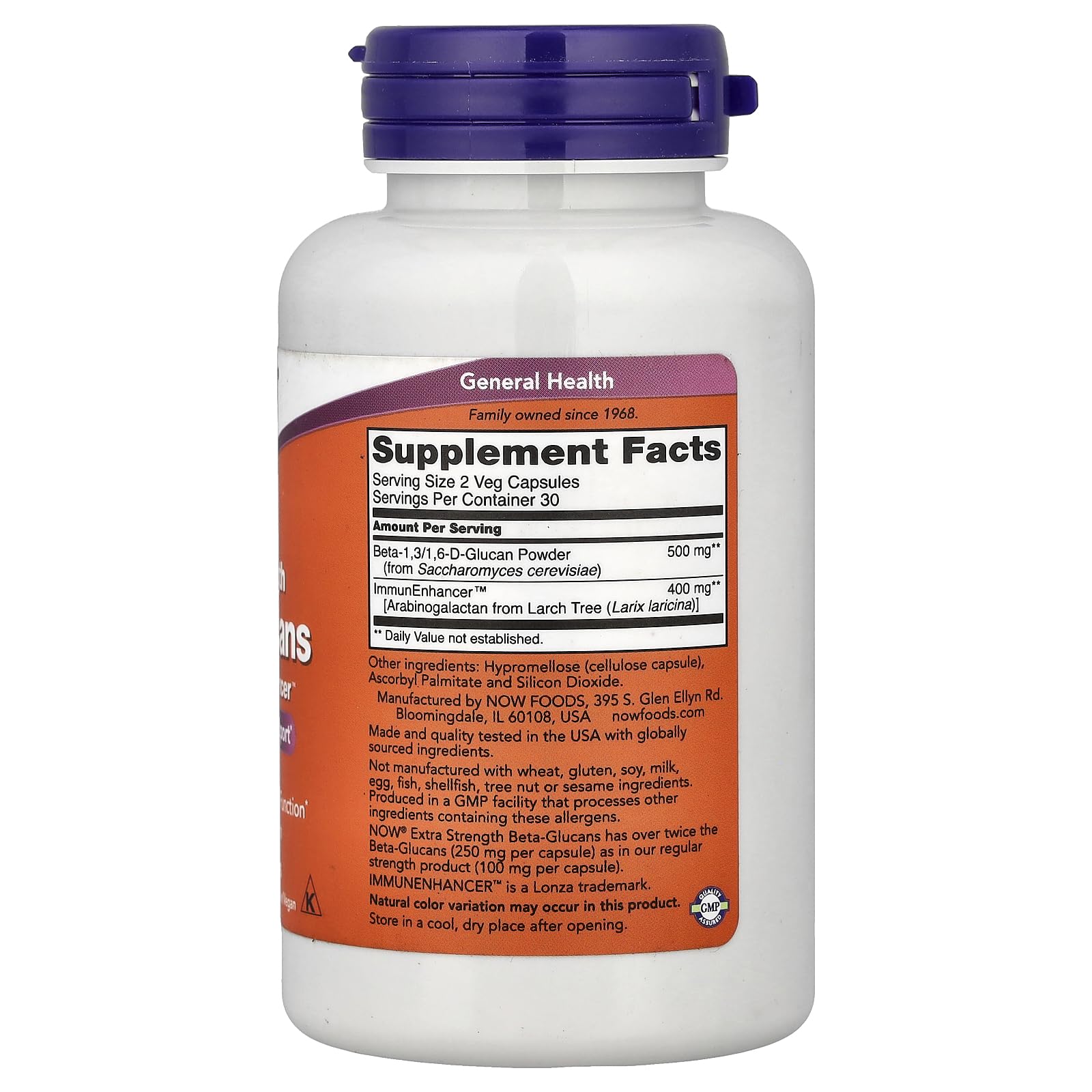 natural immunity booster with Beta-Glucans