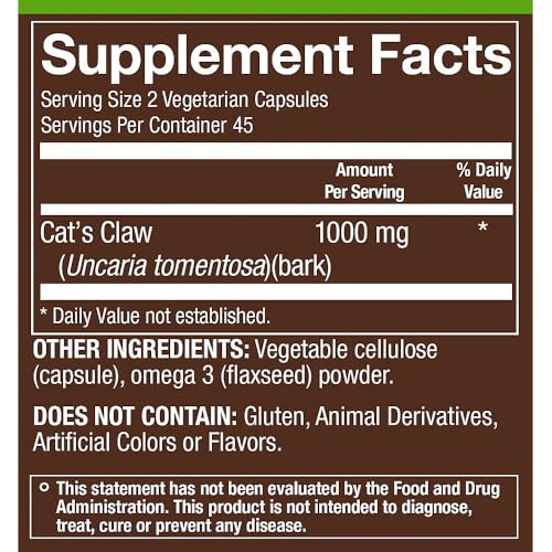 natural immunity booster with Cat's Claw