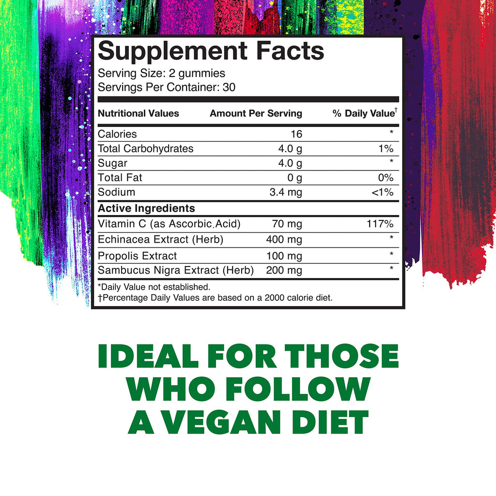 natural immunity support elderberry gummies