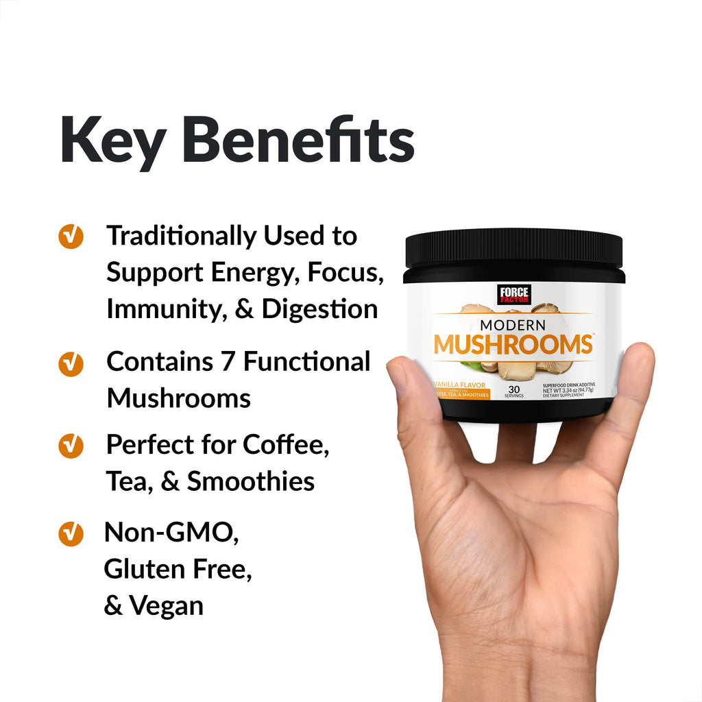 Natural immunity support with mushrooms