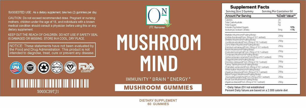 Natural immunity support with mushrooms