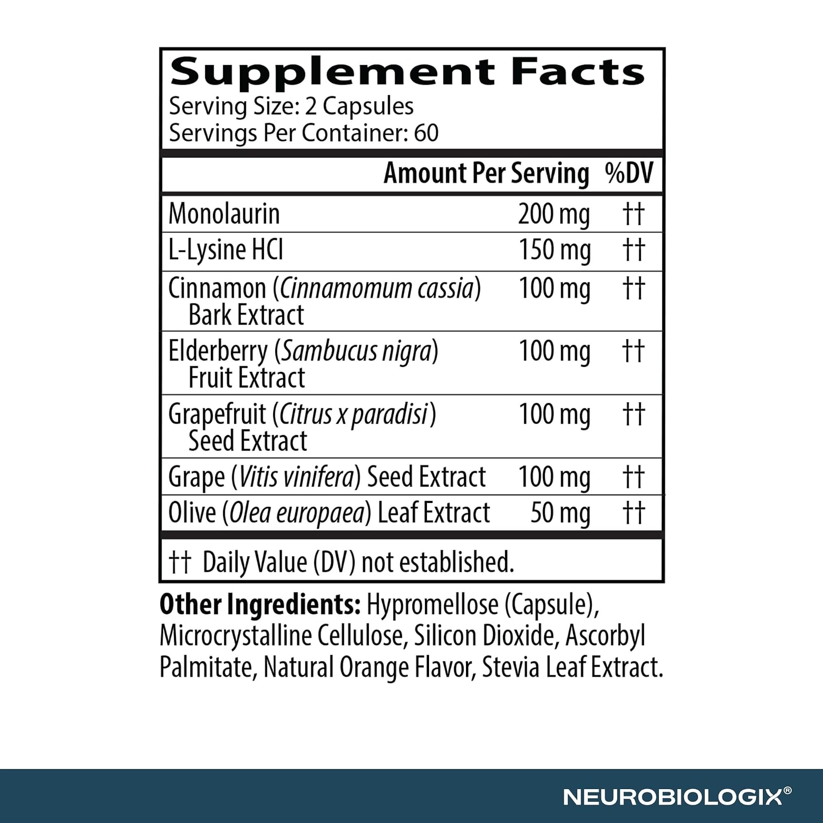 natural infection control supplement