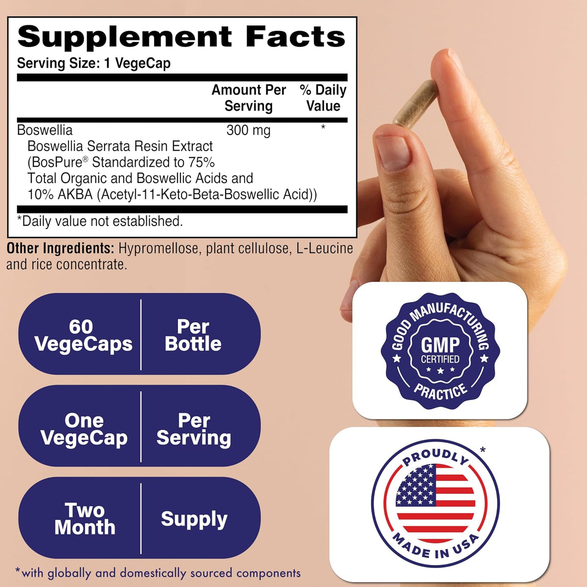 Natural inflammation support capsules