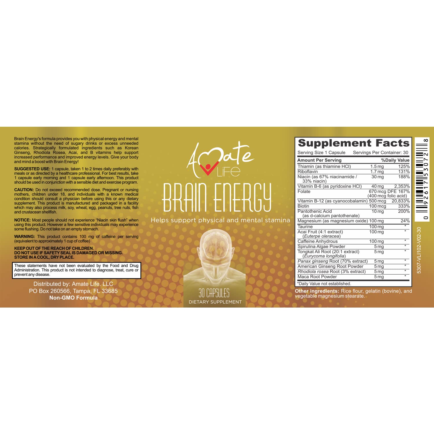 natural ingredients for better focus