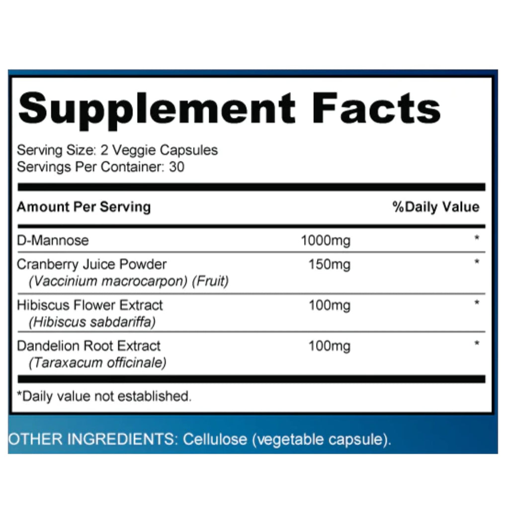 Natural ingredients for bladder support