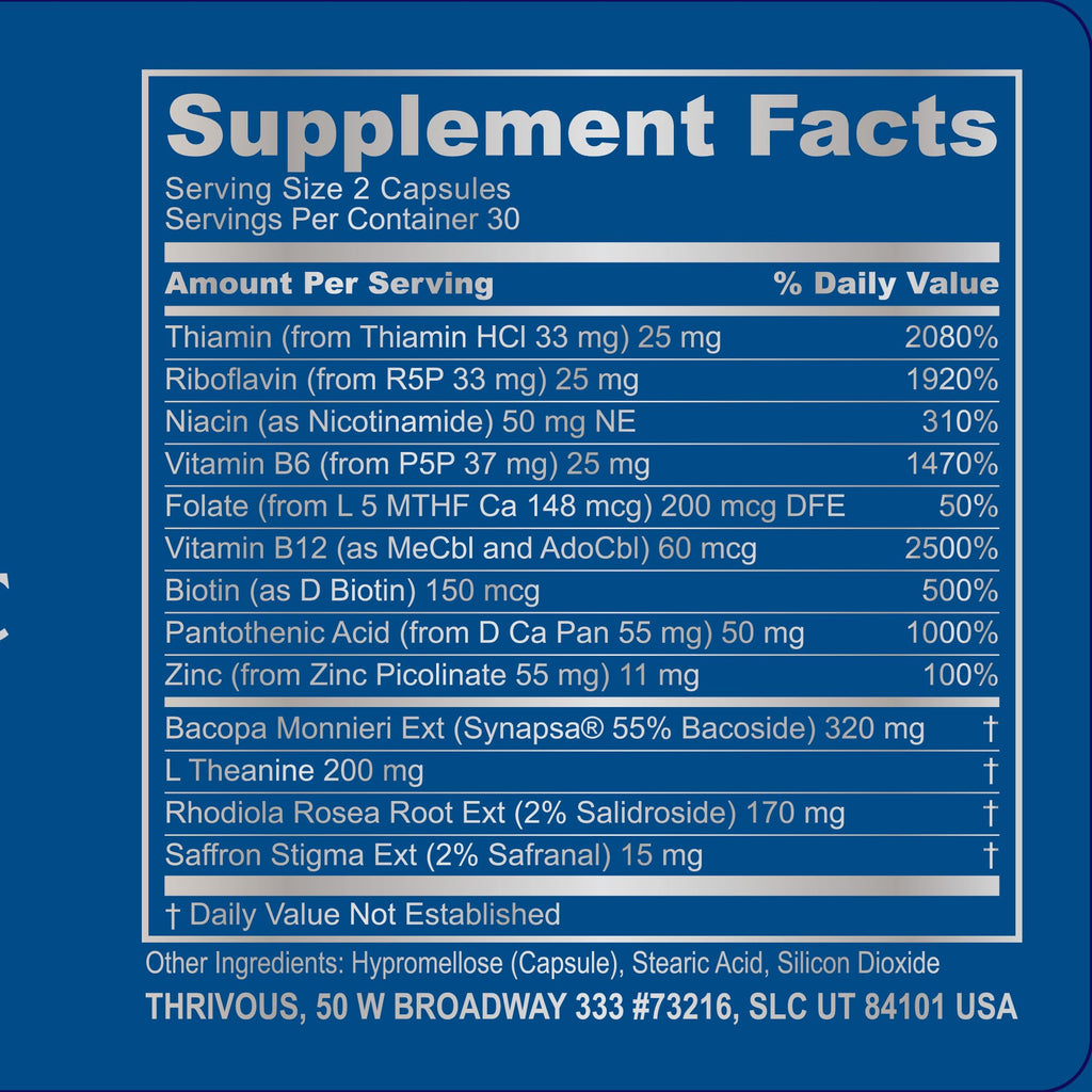Natural ingredients for brain health