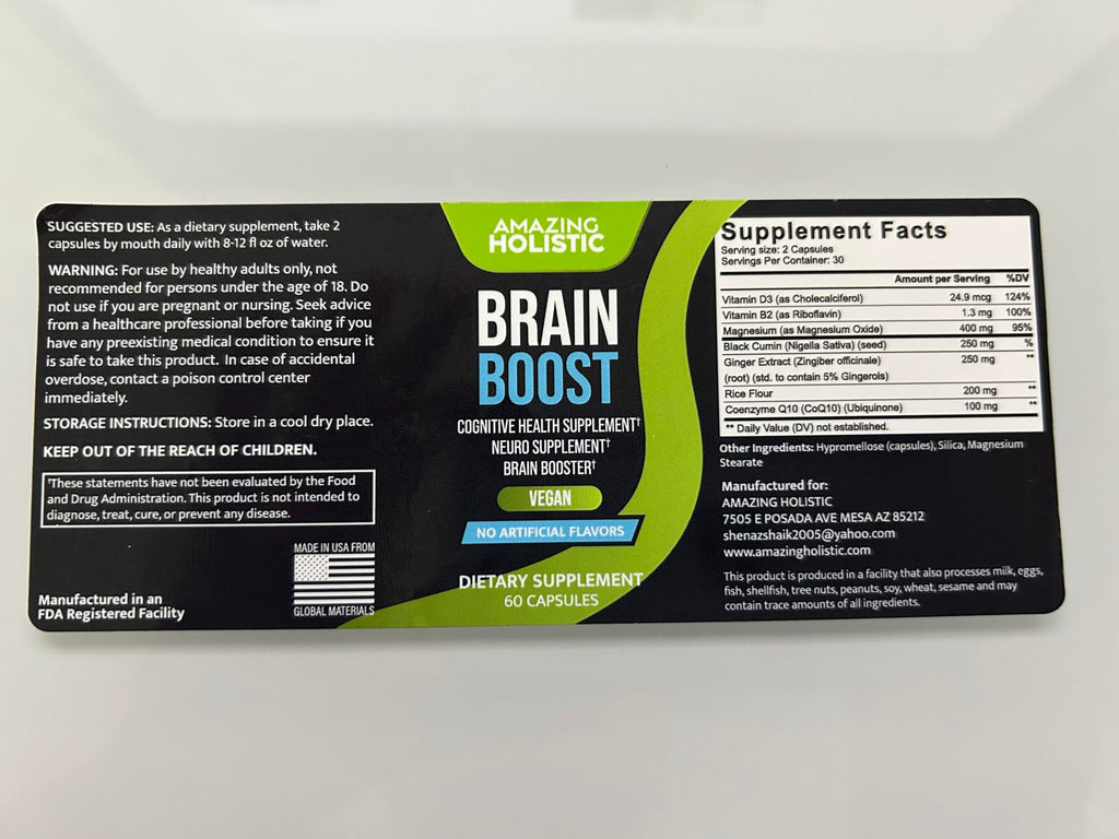 natural ingredients for brain health