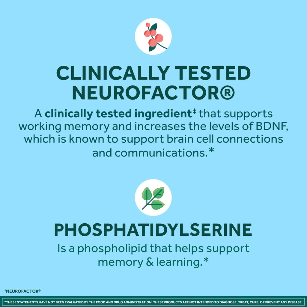 Natural ingredients for brain wellness