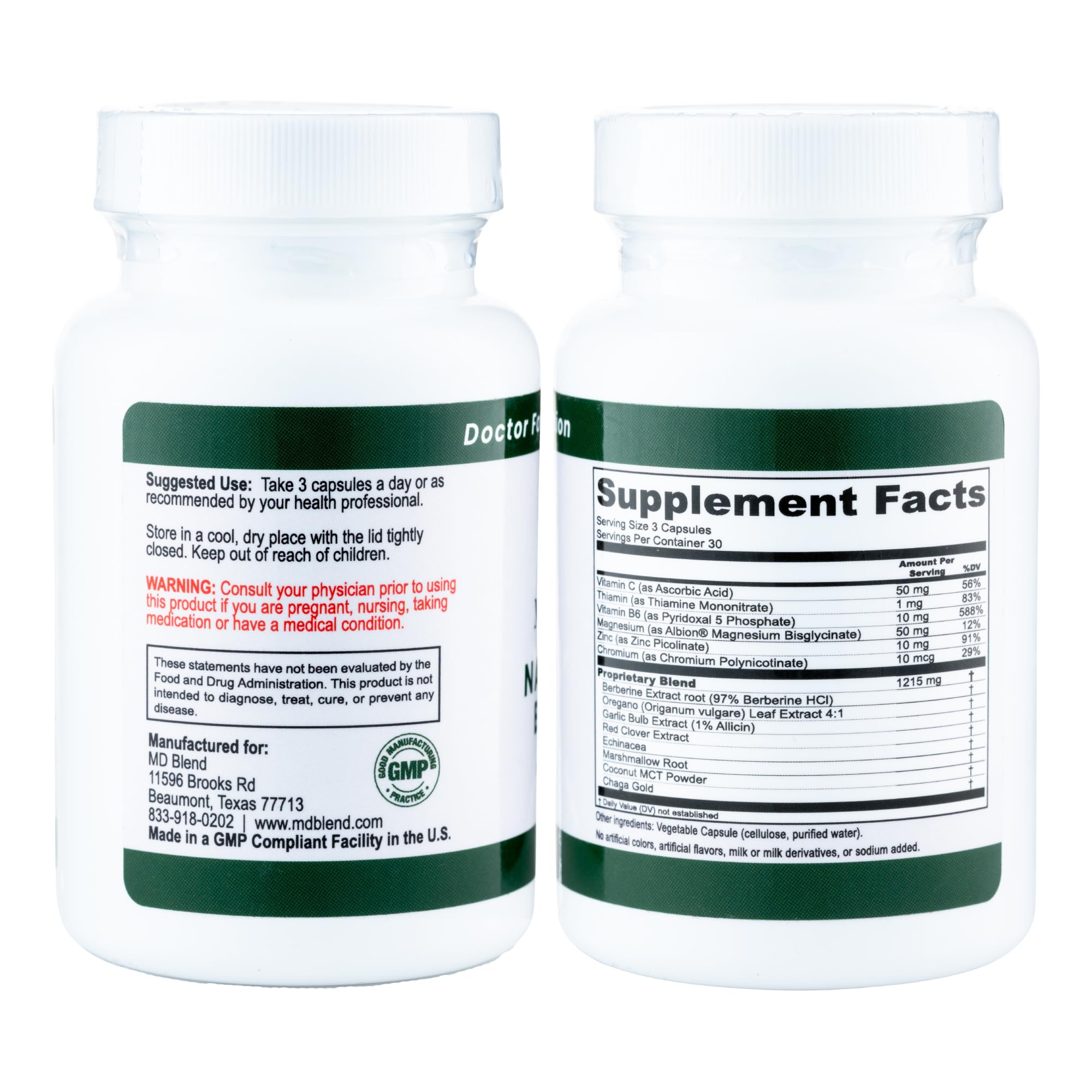 Natural ingredients for daily nutrition
