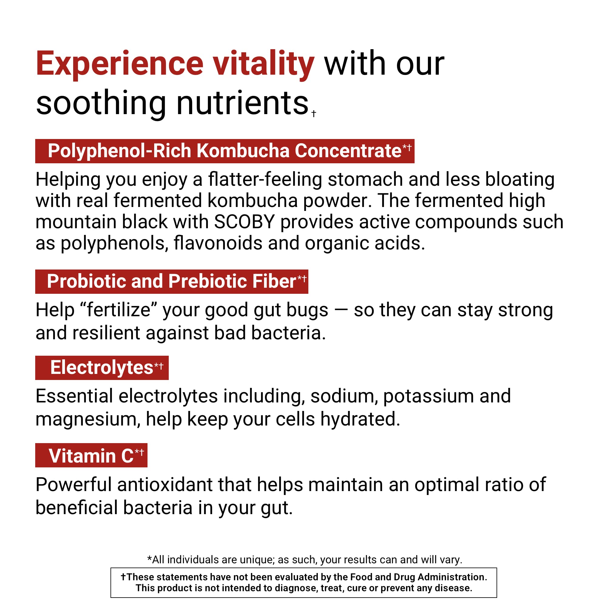 Natural ingredients for digestive balance