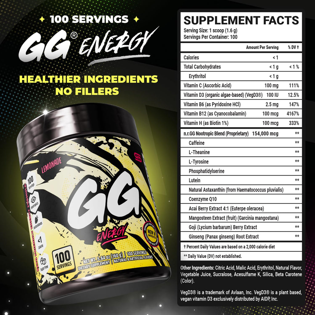 natural ingredients for focused energy