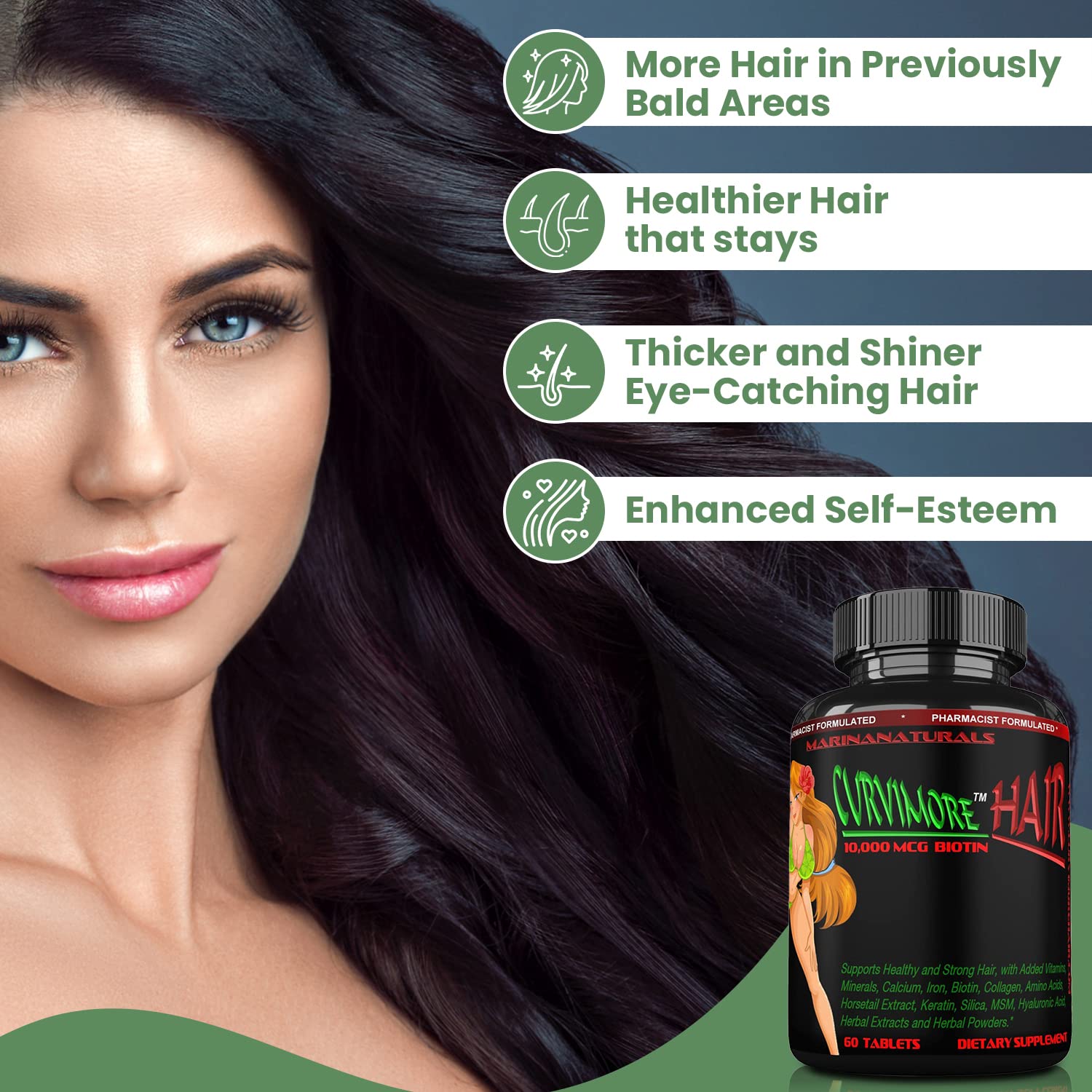 Natural ingredients for hair nourishment