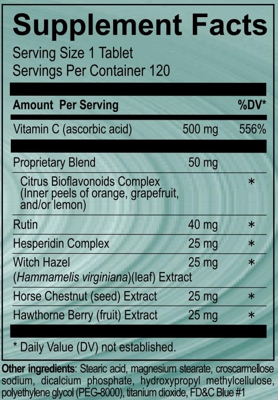 Natural ingredients for healthy veins
