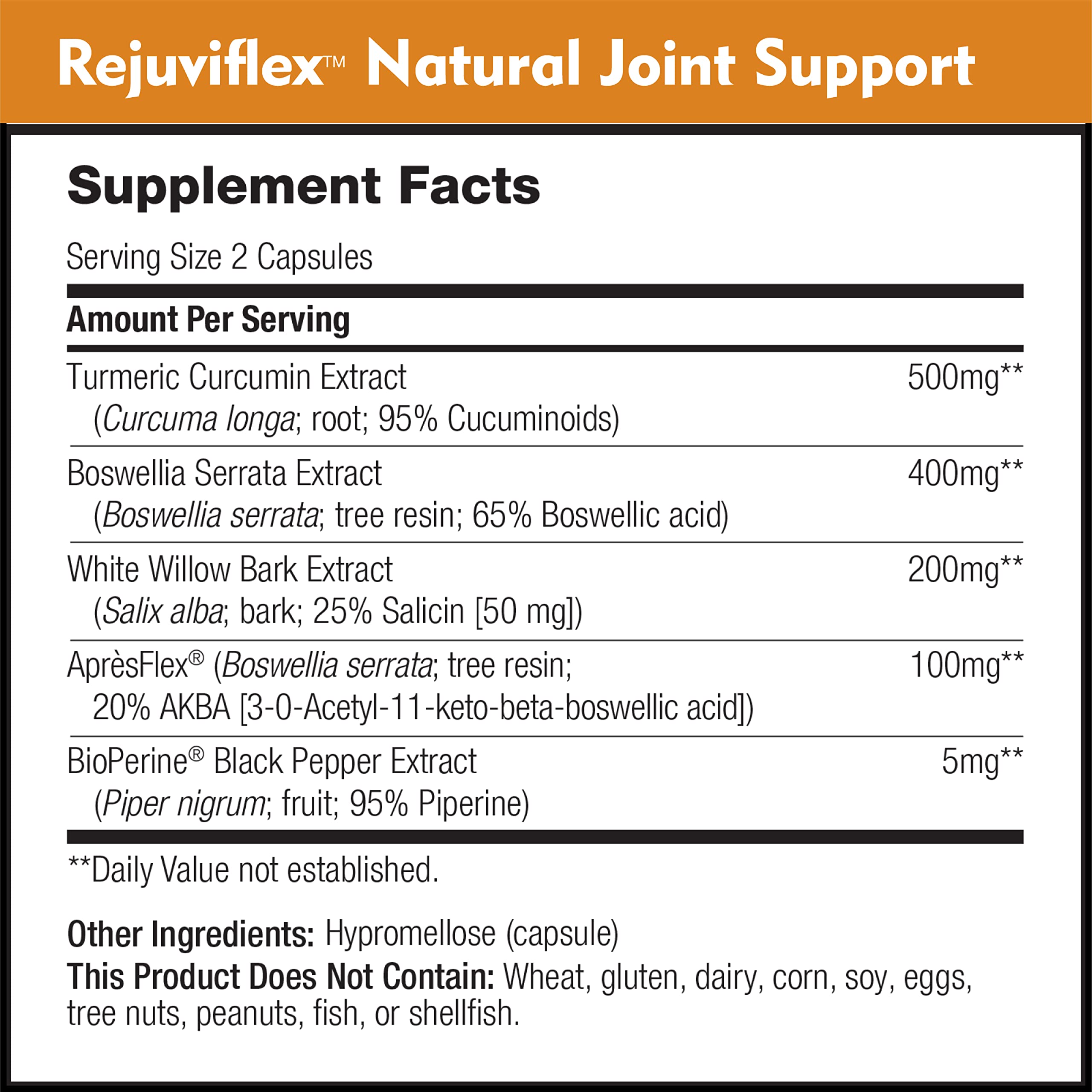 natural ingredients for joint health