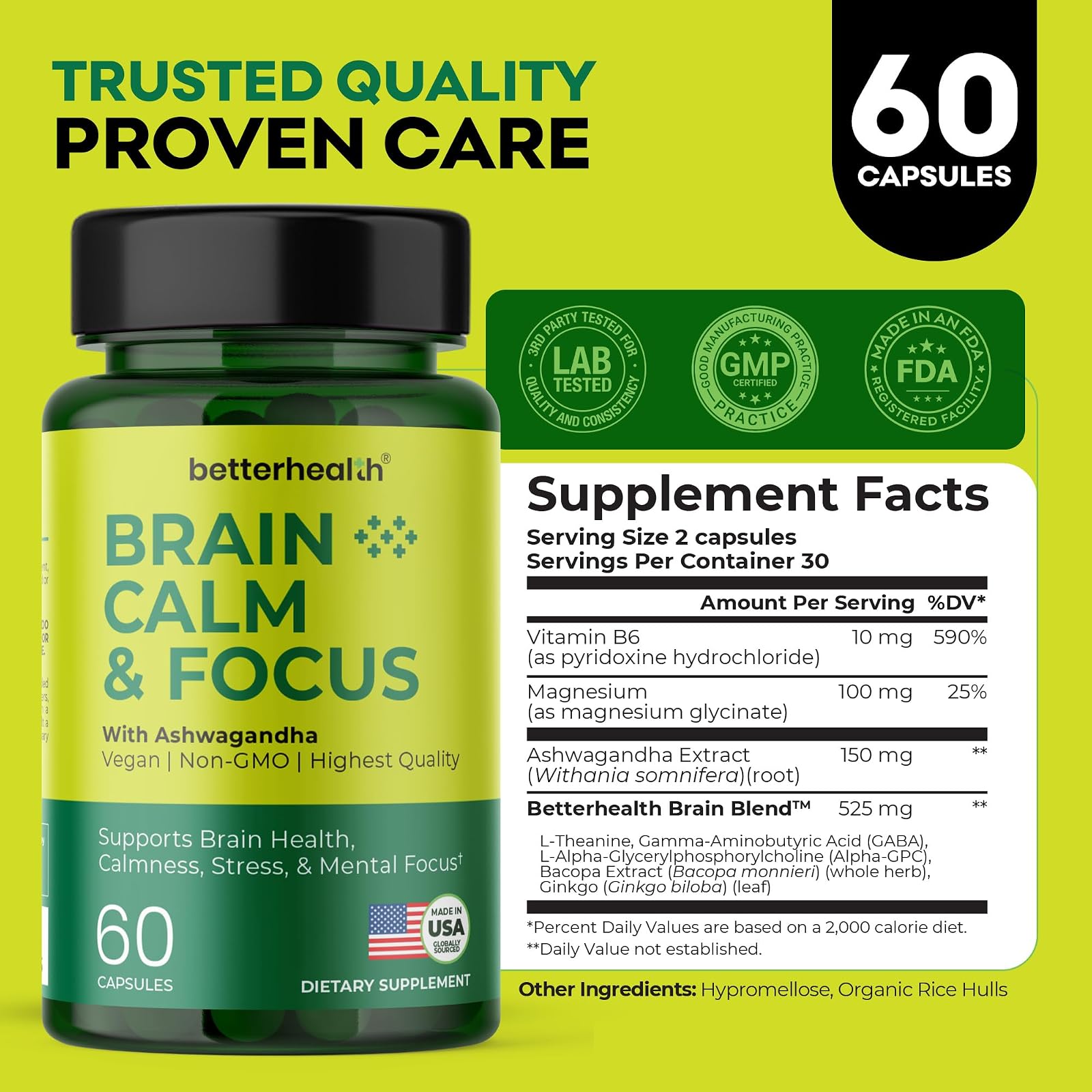 Natural ingredients for mental clarity