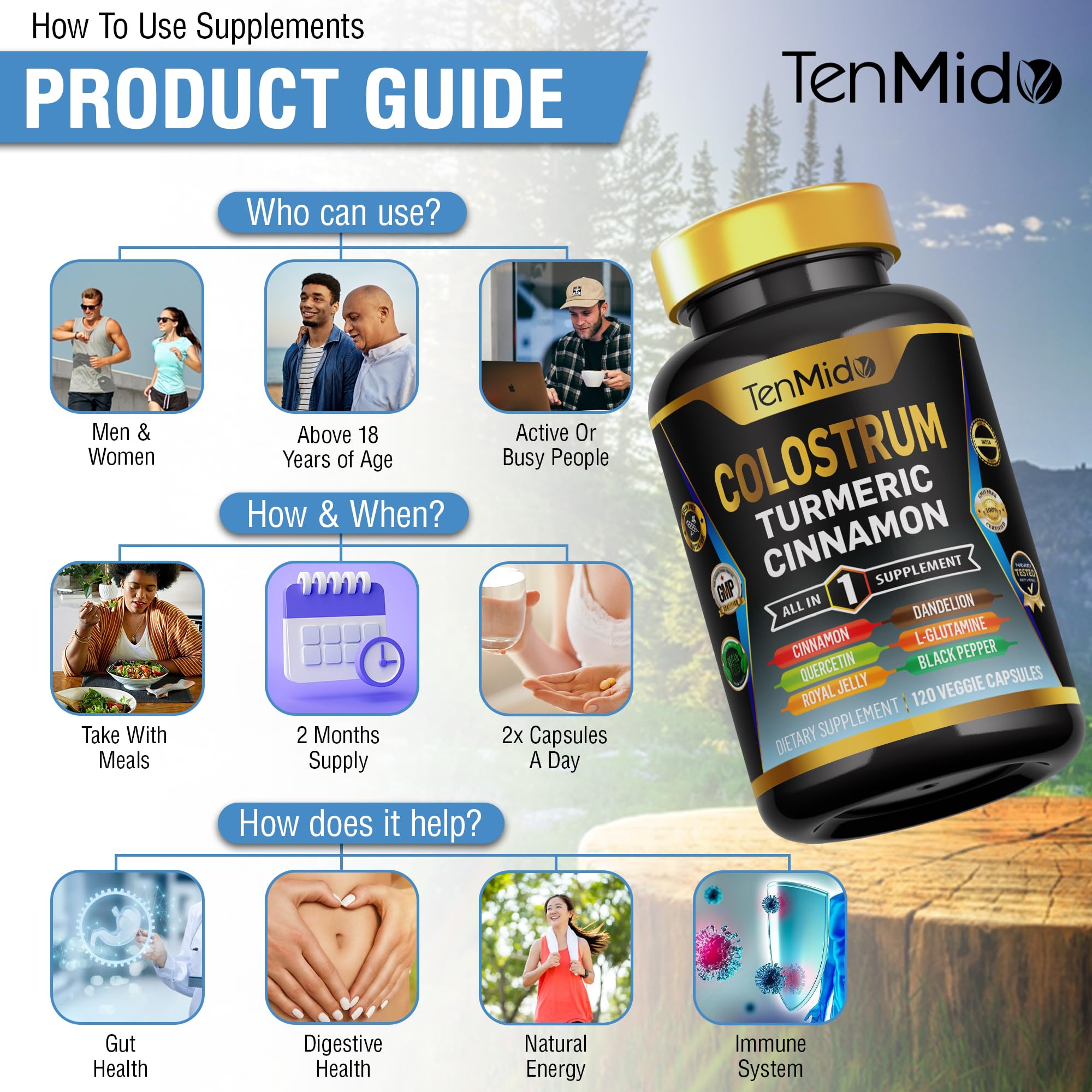 Natural ingredients for overall vitality