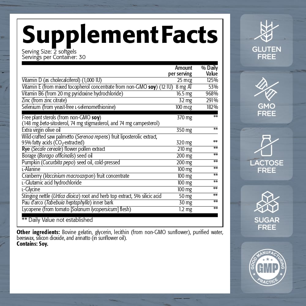 natural ingredients for prostate wellness