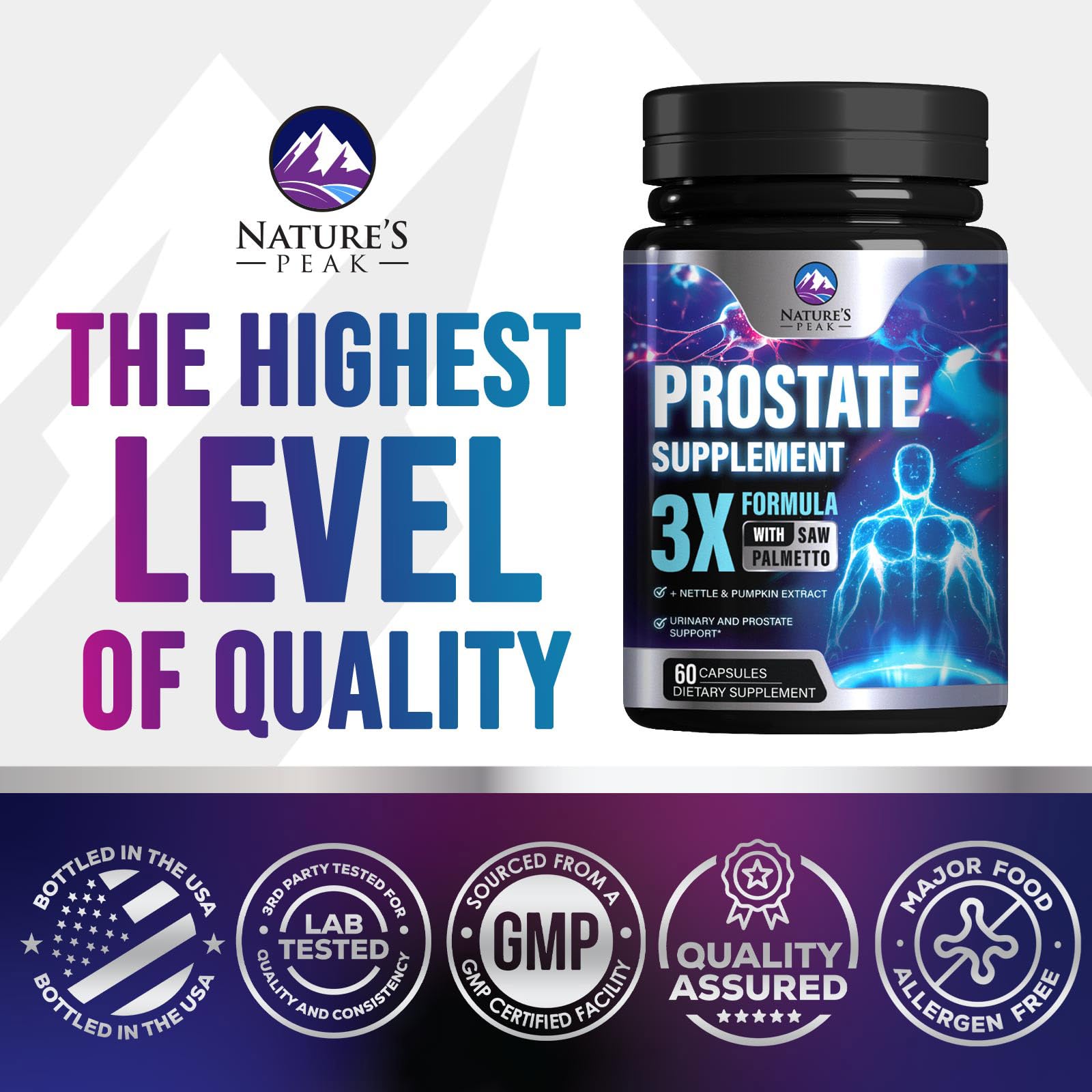 Natural ingredients for prostate wellness