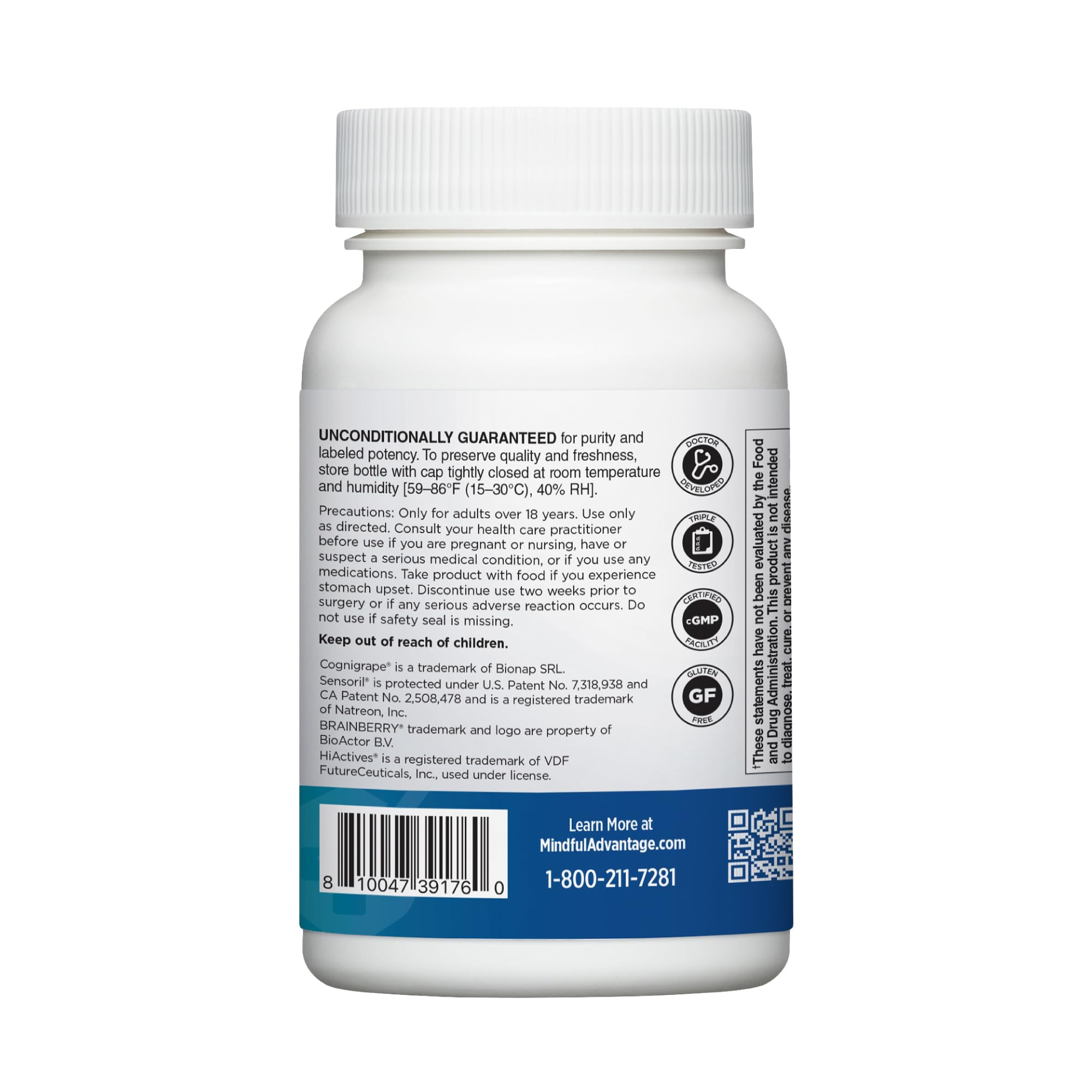 natural ingredients in blended vitamin & mineral supplements