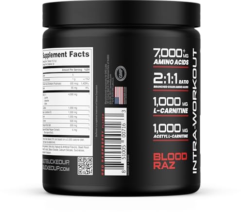 Natural ingredients in Bucked Up BCAA