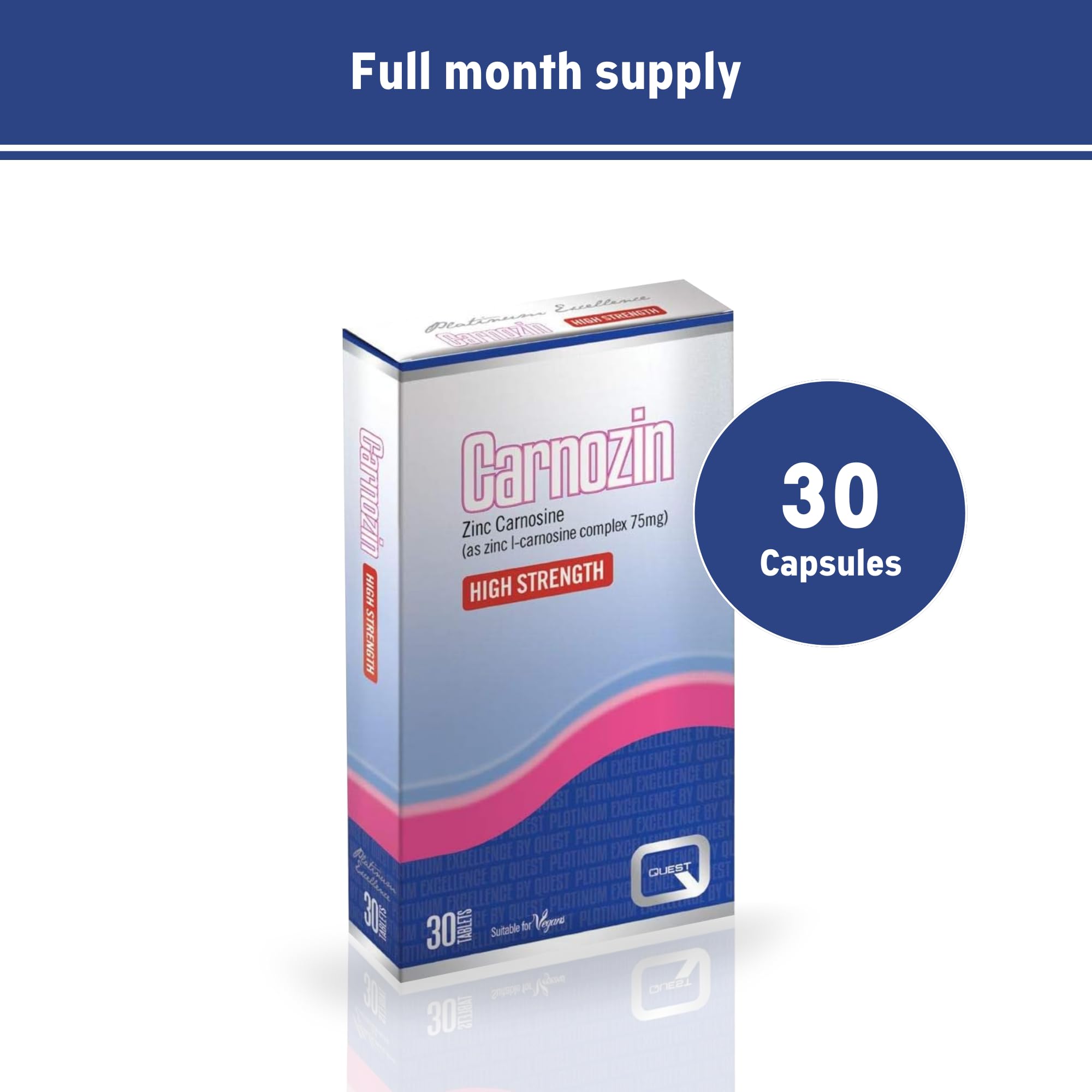 Natural ingredients in Carnozin vitamin & mineral supplements