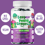 natural ingredients in EasyPeasyGreens kids gummies