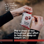Natural ingredients in energy chews