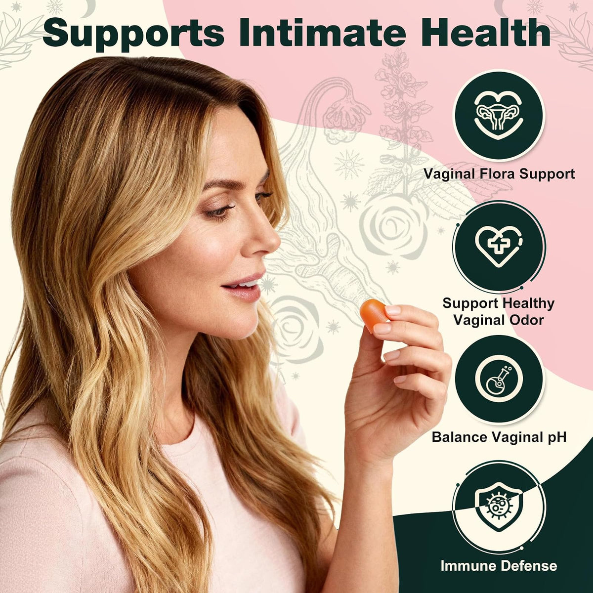 Natural ingredients in feminine balance gummies