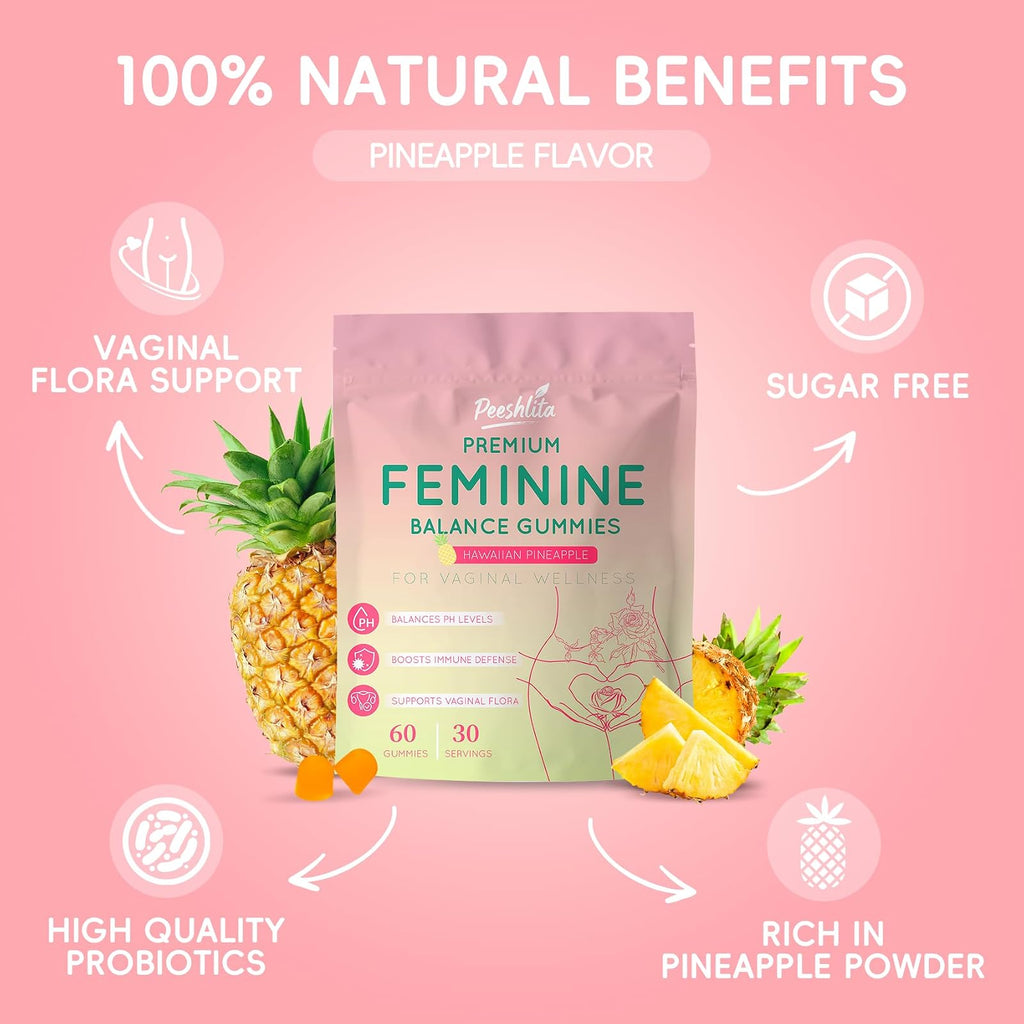 Natural ingredients in Feminine Balance gummies