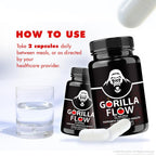 Natural ingredients in Gorilla Flow vitamins
