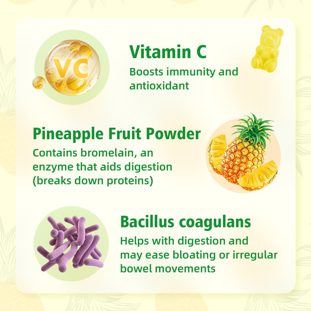 Natural ingredients in gummies